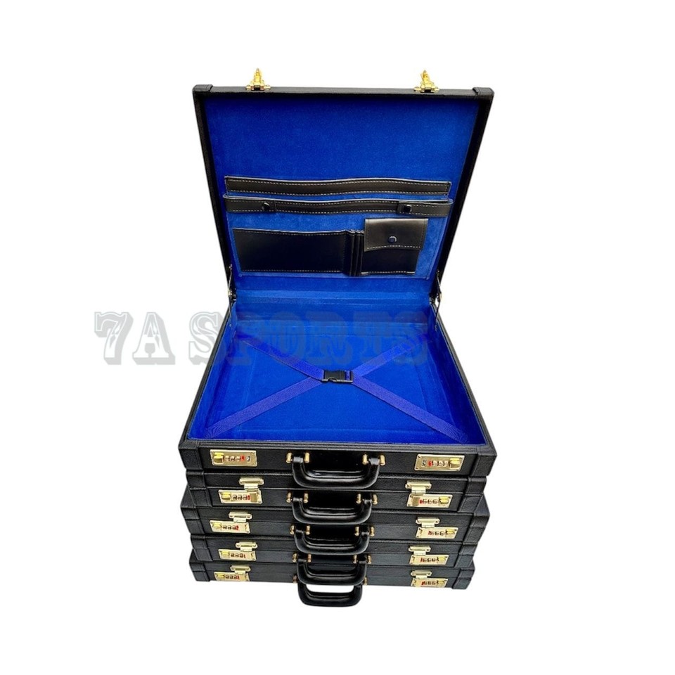 Masonic Regalia Apron Hard Case Briefcase All Size Black 100% Real ...