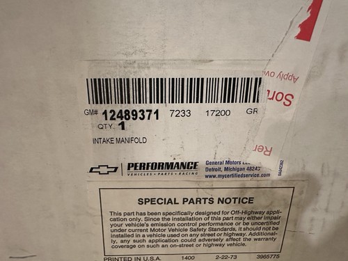 GM Ram Jet 350 EFI Intake Manifold SBC VORTEC GMPP | eBay