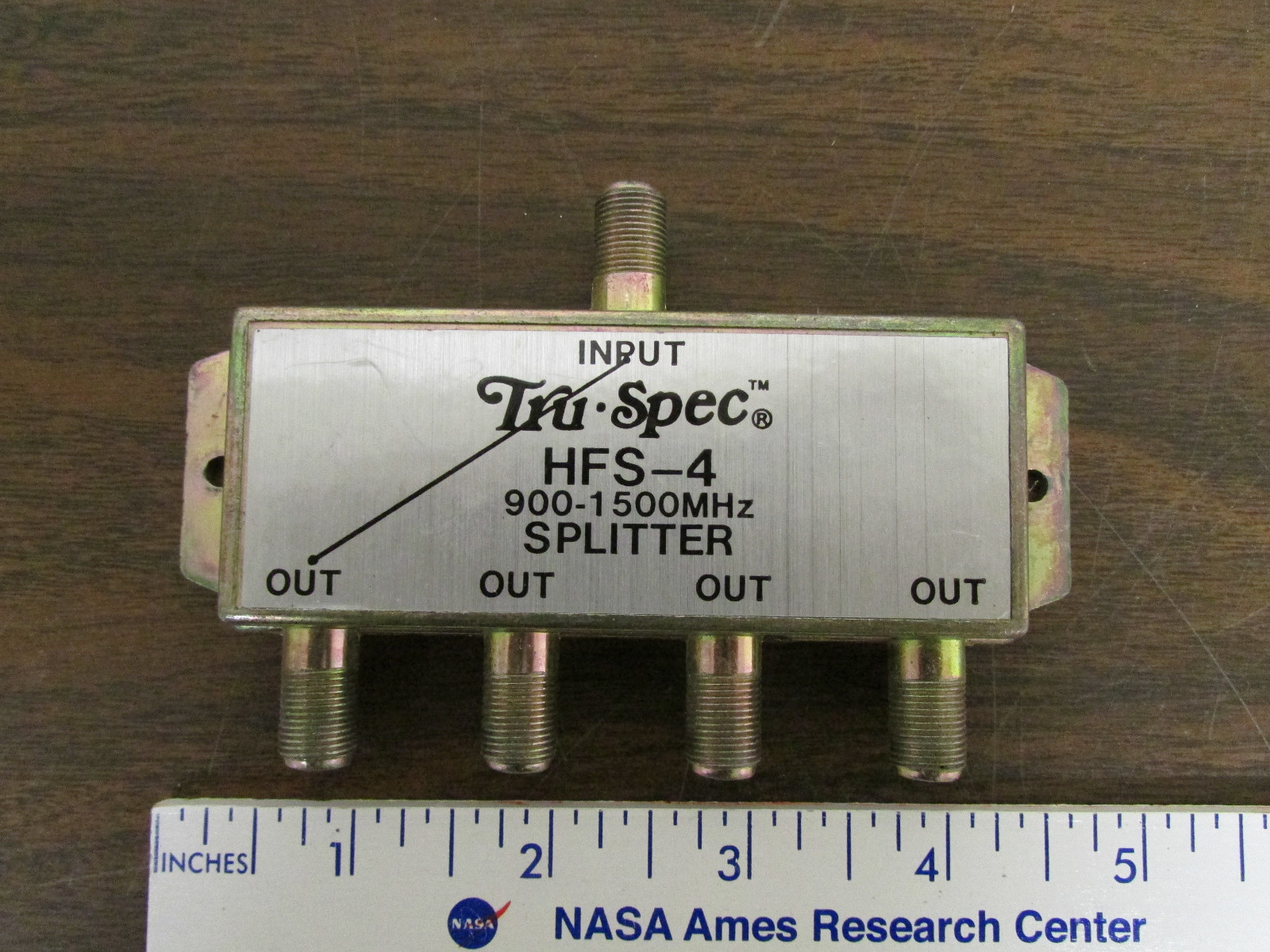 Tru-Spec HFS-4 900-1500MHz Splitter F Connectors RF Amateur Radio | eBay
