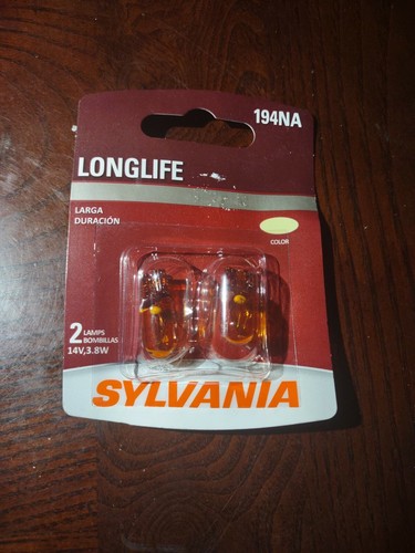 SYLVANIA 194NA Long Life Miniature Amber Bulb Ideal for Parking ...