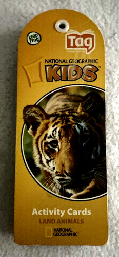 LEAP FROG TAG NATIONAL GEOGRAPHIC KIDS ACTIVITY CARDS JL 7 | eBay
