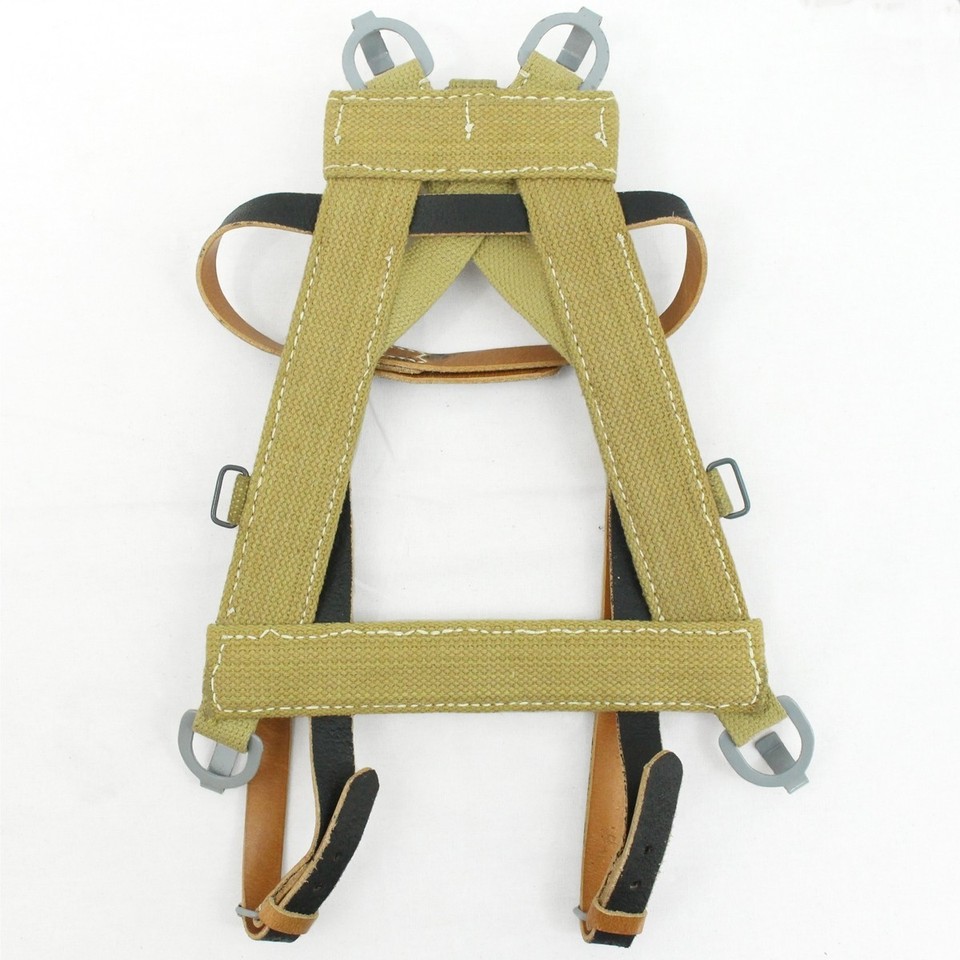 A-Frame with Leather Straps - WW2 Repro German Army Webbing Frame ...