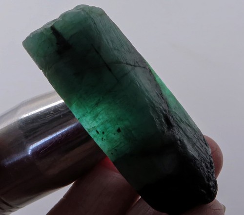 148Ct Natural Brazilian Green Emerald Crystal Facet Rough Specimen ...