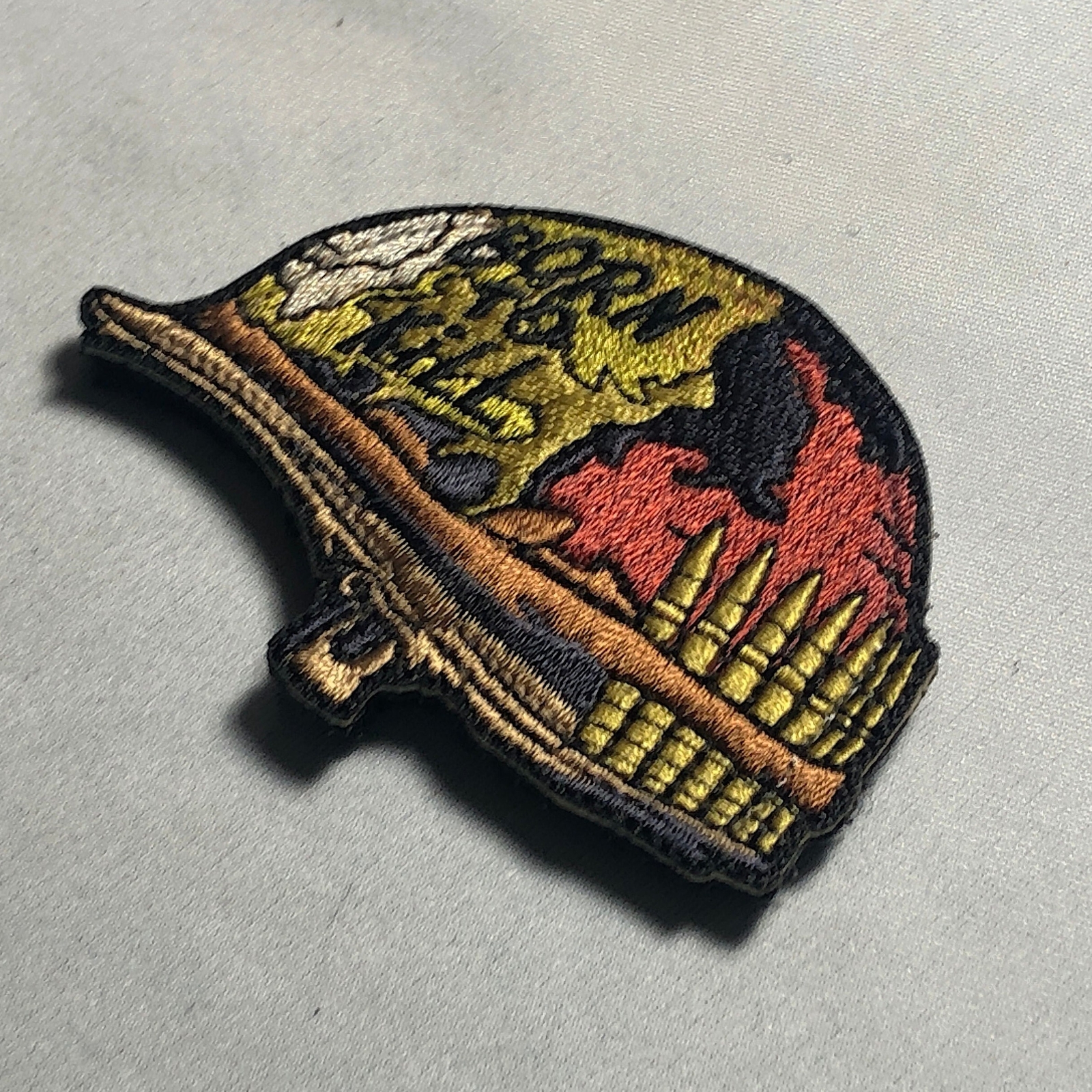 Born to Kill Full Metal Jacket Helmet 3x2 Patch Morale Tactical Vietnam Veteran | eBay