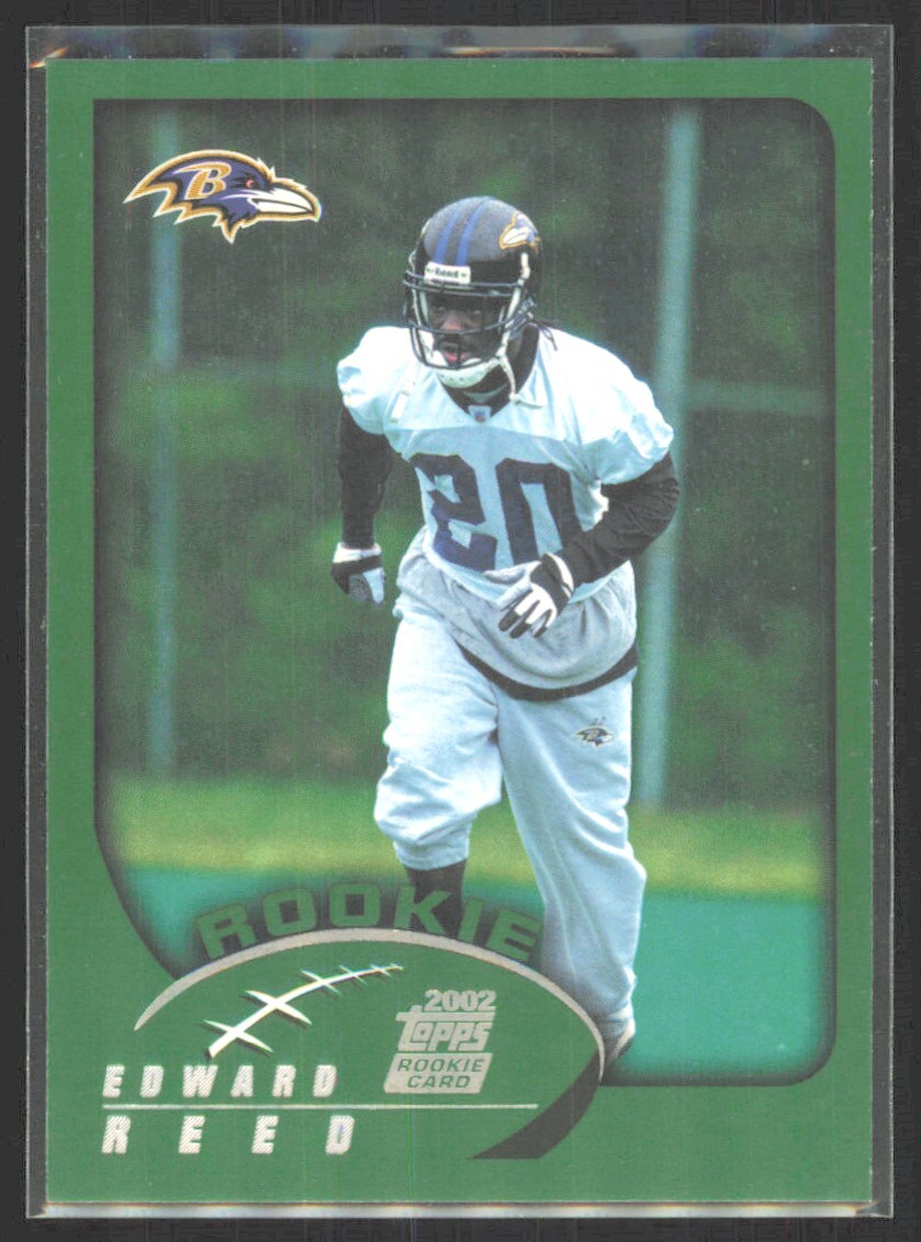 2002 Topps Ed Edward Reed Rookie Baltimore Ravens #353 | eBay