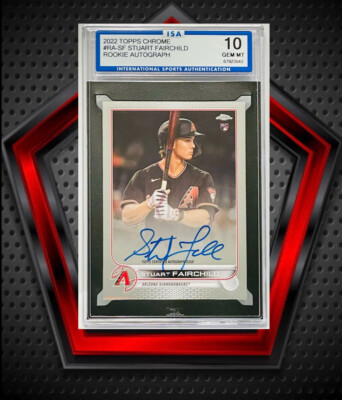 Stuart Fairchild RC *ISA 10* Auto 2022 Topps Chrome Rookie Autograph # ...