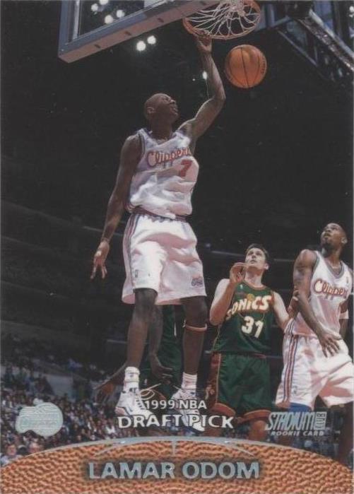 1999-00 Topps Stadium Club - 1999 NBA Draft Pick Lamar Odom #179 (RC ...
