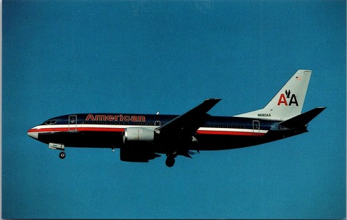 American Airlines Boeing 737-3A4 Vintage Postcard AeroGem American | eBay