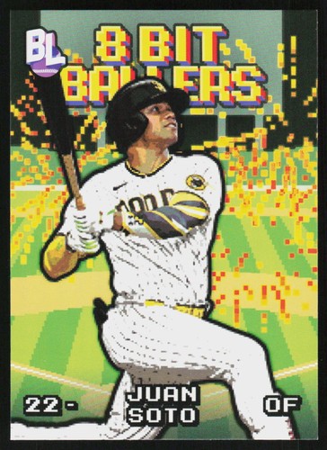 2023 Topps Big League Juan Soto #8B-5 BASEBALL San Diego Padres 8 Bit ...