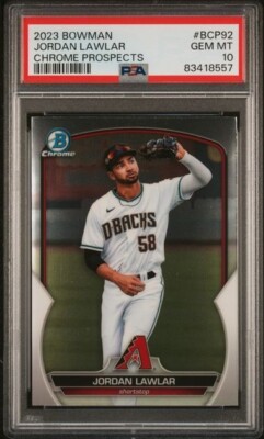 Jordan Lawler 2023 Bowman Chrome Prospects Arizona Rookie PSA 10 | eBay