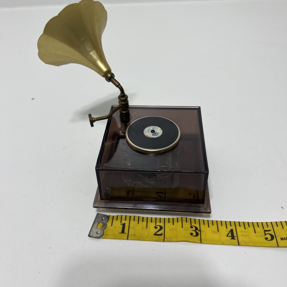 Vtg Wind Up Gramophone Victrola Record Player Toyo Japan Music Box ...