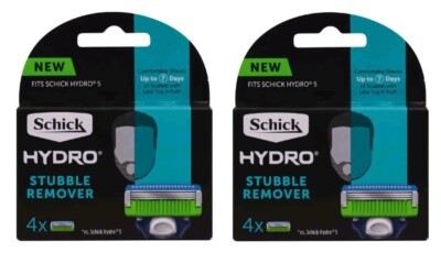 2xSchick Quattro Hydro Razor Stubble Remover+Trimmer [PRIC FOR 2 ...