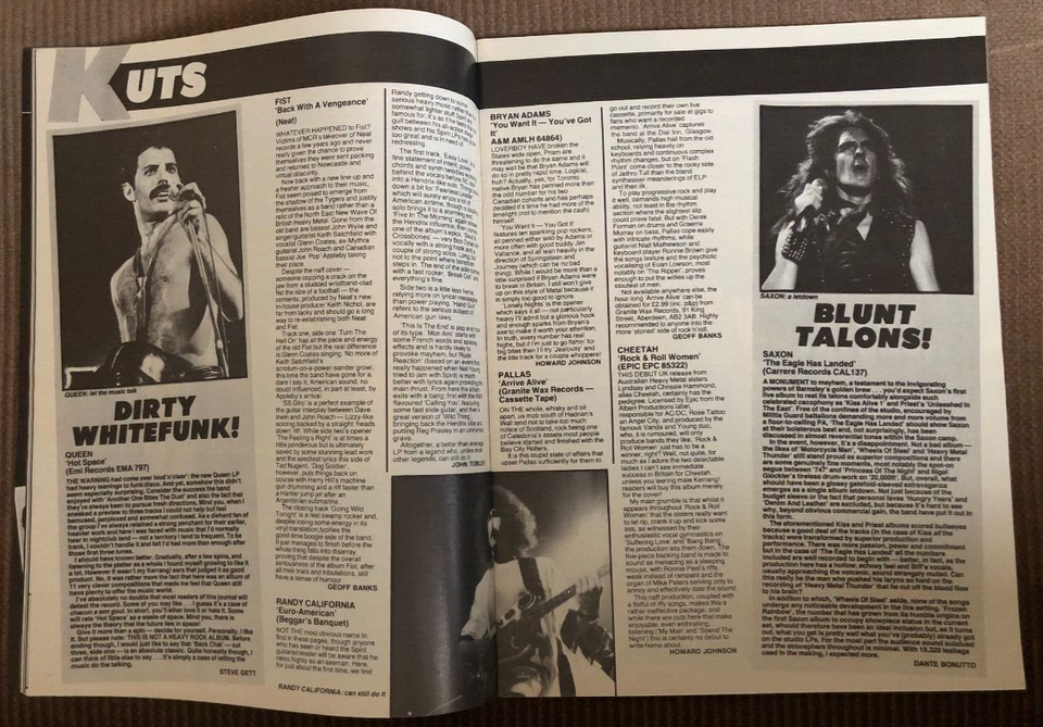 Kerrang! Magazine May 1982 #16 Van Halen-Scorpions-Stones-Joan Jett ...