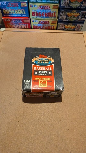 1991 Topps Stadium Club Baseball Boxes Series 1 | eBay