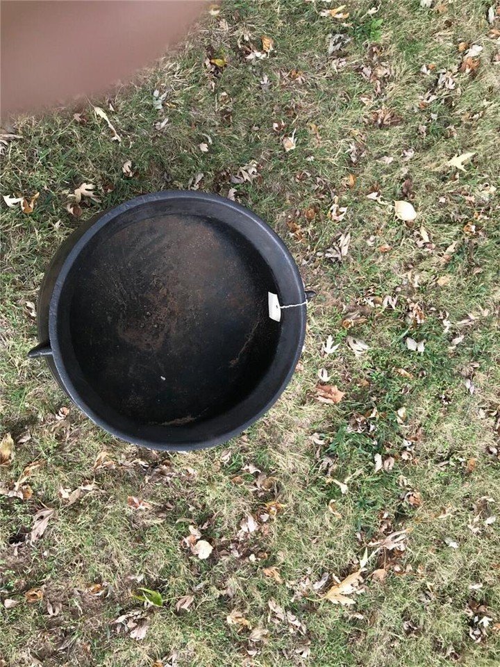 OLD POCASSET CAST IRON CAULDRON KETTLE METAL POT 10G #11 FALL RIVER ...