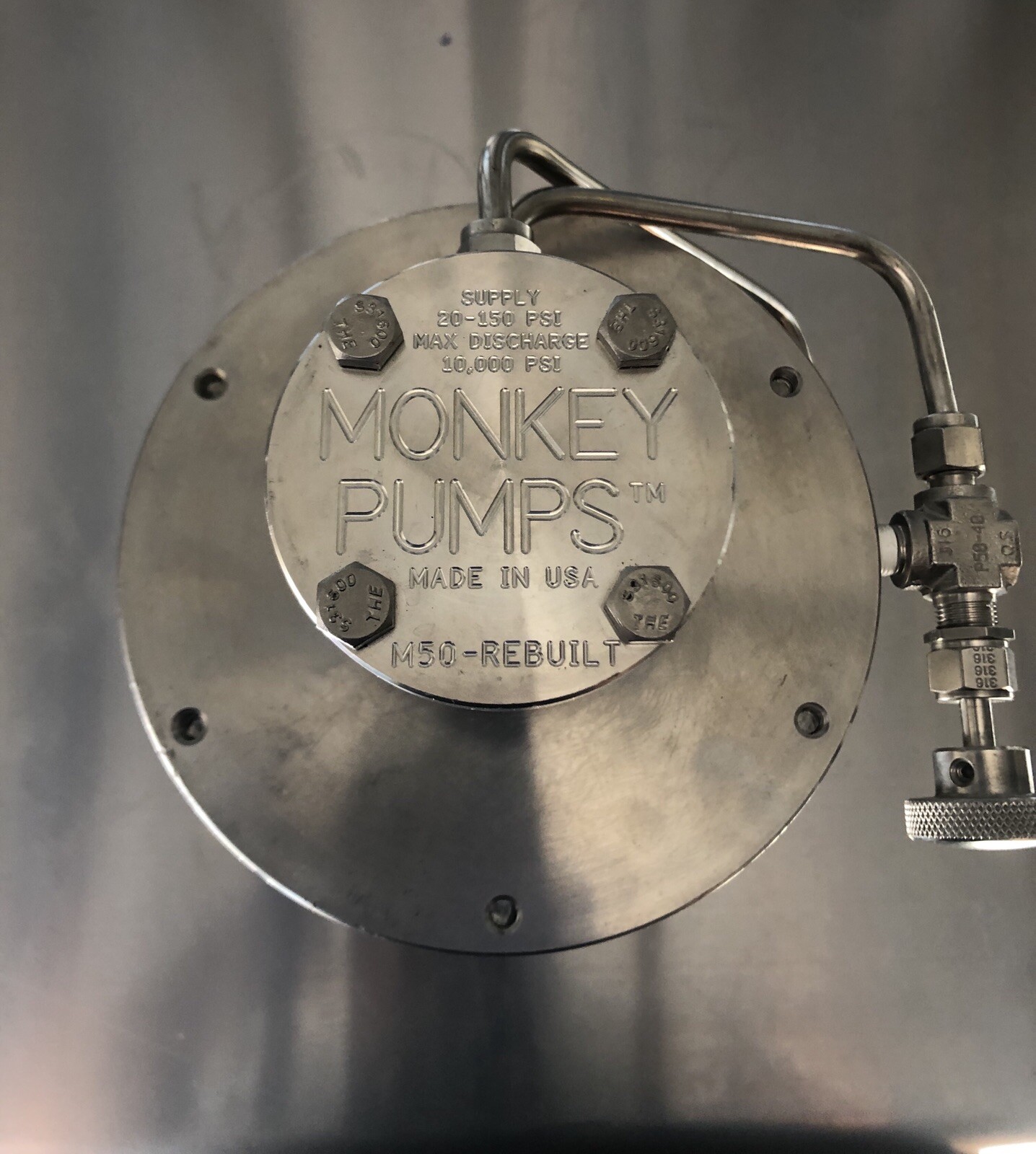 Monkey Pumps M50-REBUILT Orangutan Tuff Monkey Stainless Chemical Pump NEW!!! | eBay