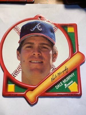 Atlanta Braves Dale Murphy 1989 Tara Toy Collector Plaque Vintage | eBay