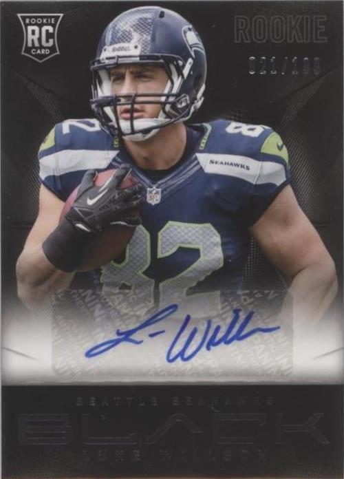 2013 Panini Black - Rookie Luke Willson #161 Signatures /199 (AU, RC ...
