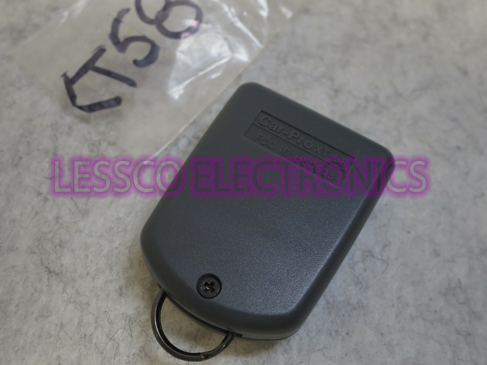 New + Free Program Info - Autopage XT-58 H50603 Car Pro Remote ...