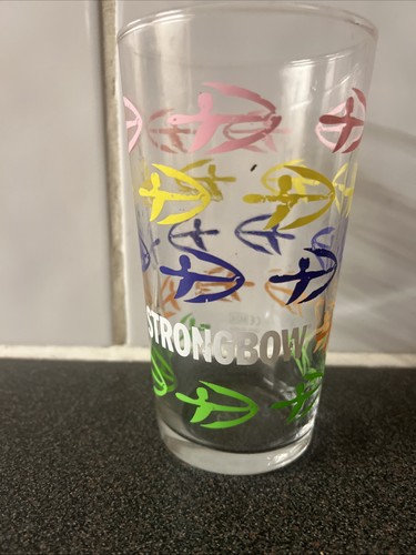 Rare Strongbow Cider Pint Glasses Not Brand New Pub Bar Man Cave Home ...