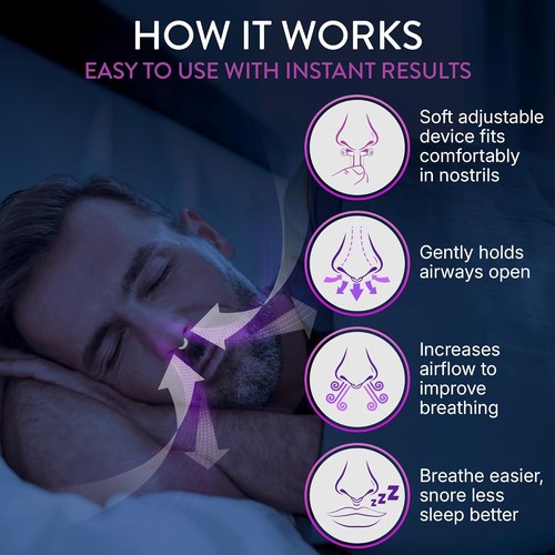 Rhinomed Mute Nasal Dilator for Snore Reduction - Anti-Snoring Aid ...