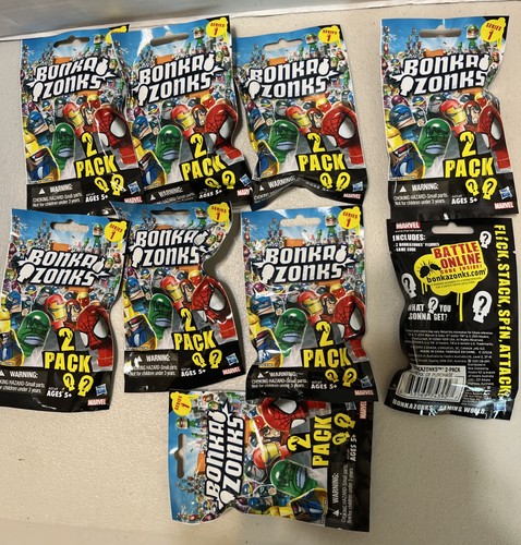 Lot of 9 Hasbro Marvel Bonka Zonks Series 1 Blind Packs NOS. “00 ...