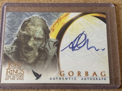 2003 The Lord of Rings: Return of the King Authentic Stephen Ure Gorbag ...