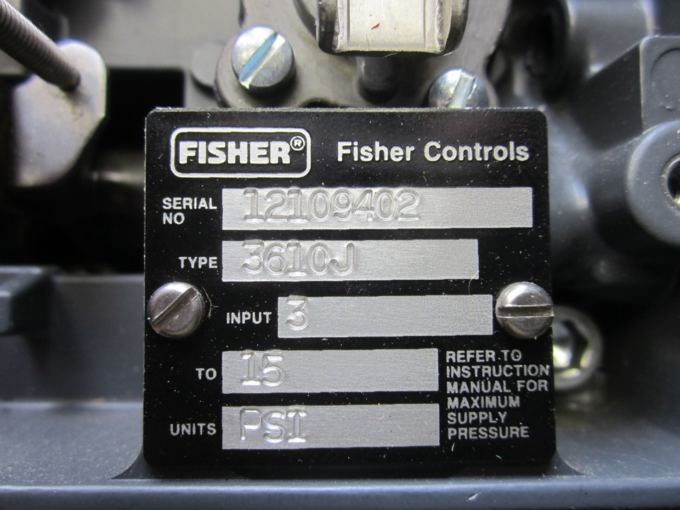 Fisher 3600 Valve Positioner 3610J NOS | eBay