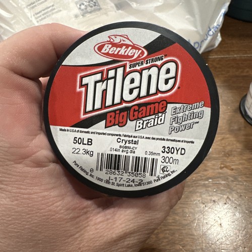 Trilene Big Game 50lb Braid Test Line 330yds Low Visibility Lo Vis ...
