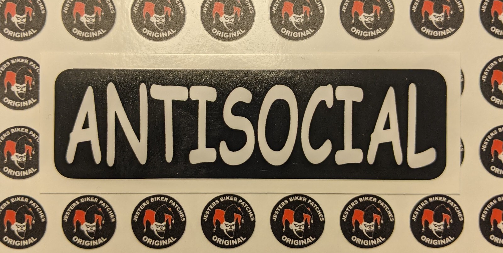 Antisocial Sticker Motorcycle Helmet Sticker Hard Hat Sticker | eBay