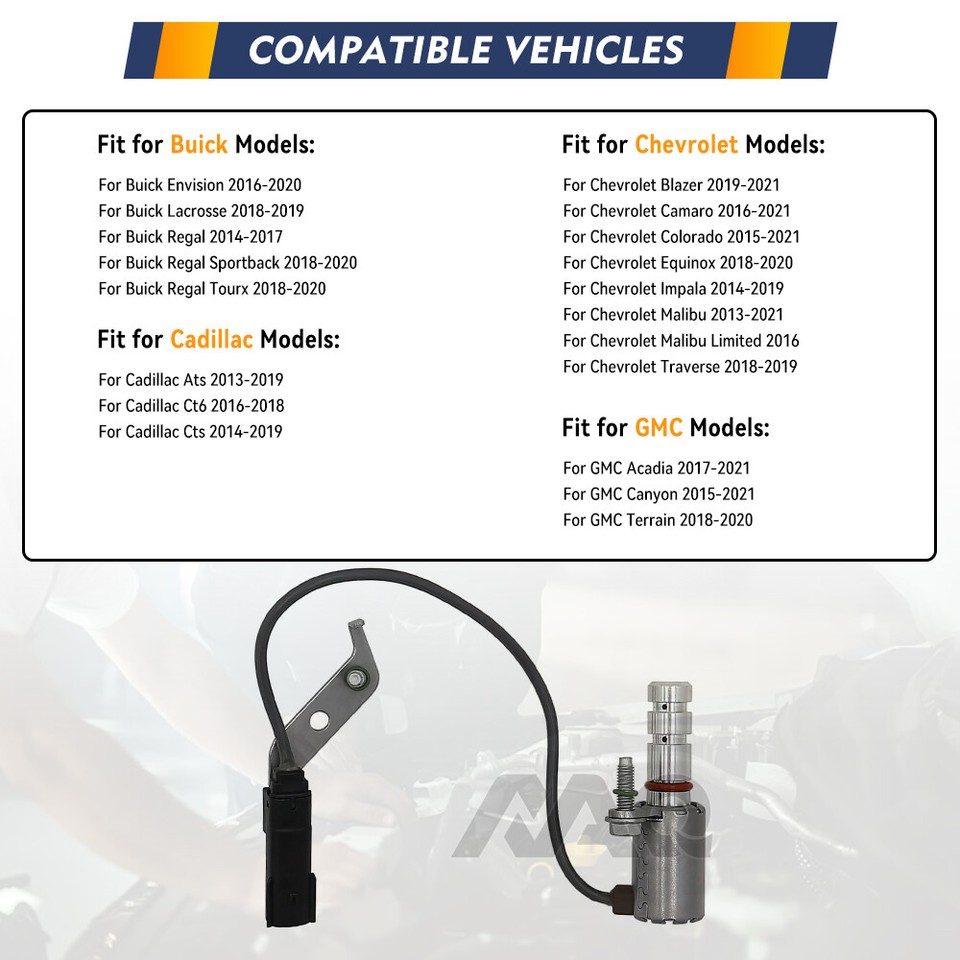 Engine Oil Pump Flow Control Valve Solenoid for GMC Buick Chevrolet | eBay
