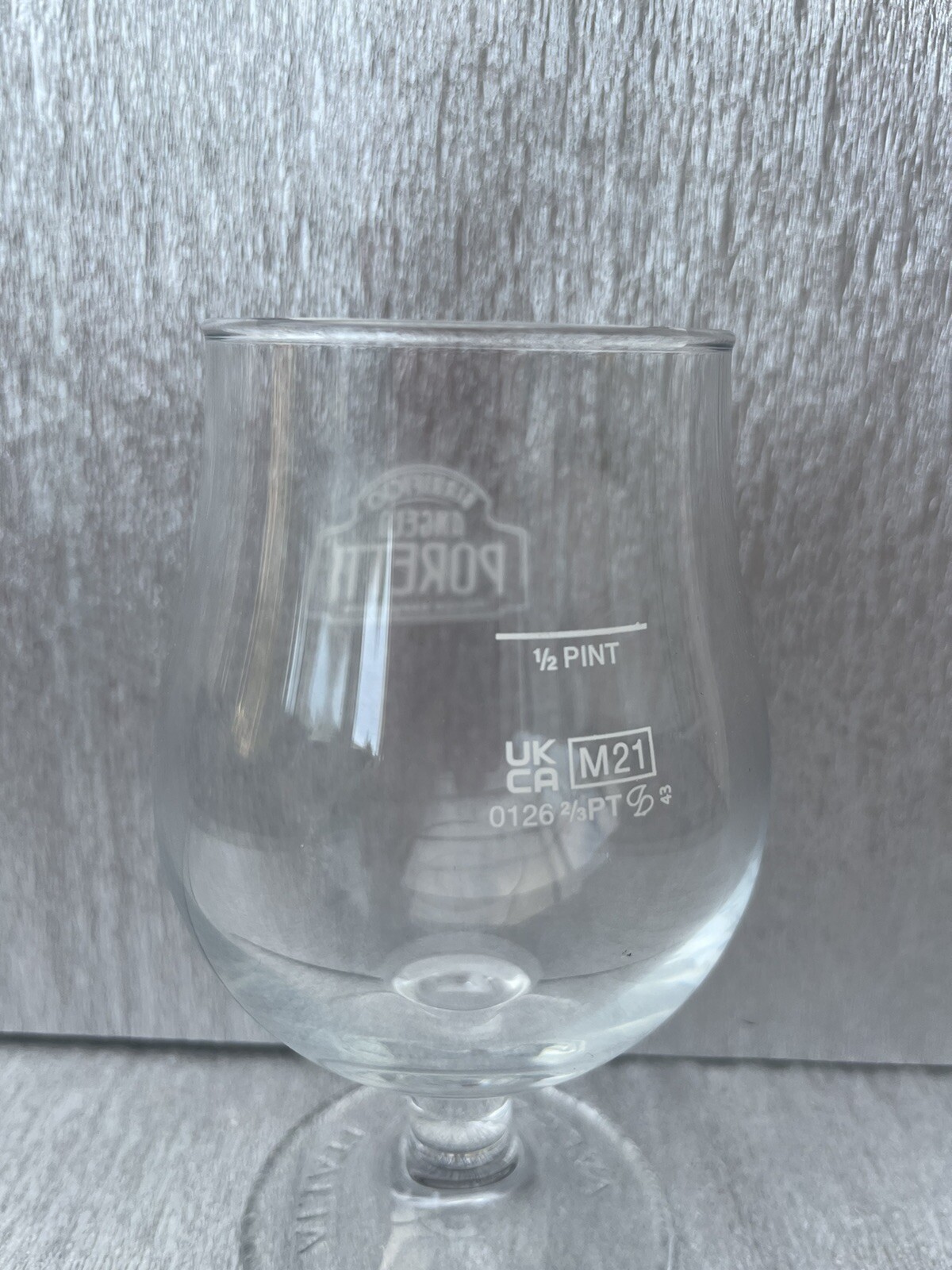 2 X Birrificio Angelo Poretti Half-Pint Goblet Glass Brand New | eBay UK
