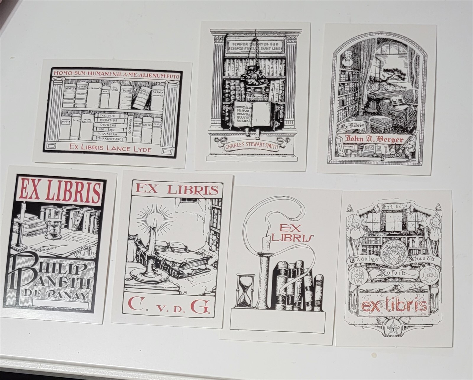 Victorian Trading 50 Different Ex Libris Library Book Plates Journal ...