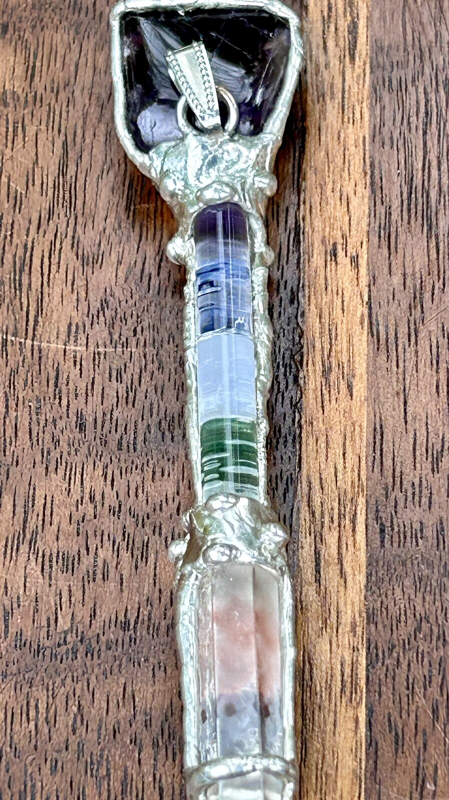 Chakra Mini Wand Selenite Energy Clearing Protection Healing Crystal ...