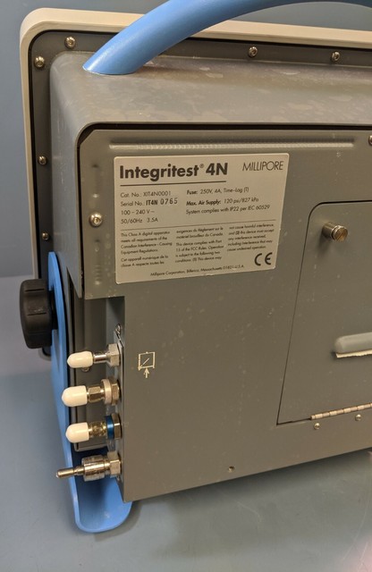 Millipore Integritest 4n Filter Integrity Tester XIT4N0001 Powers on ...