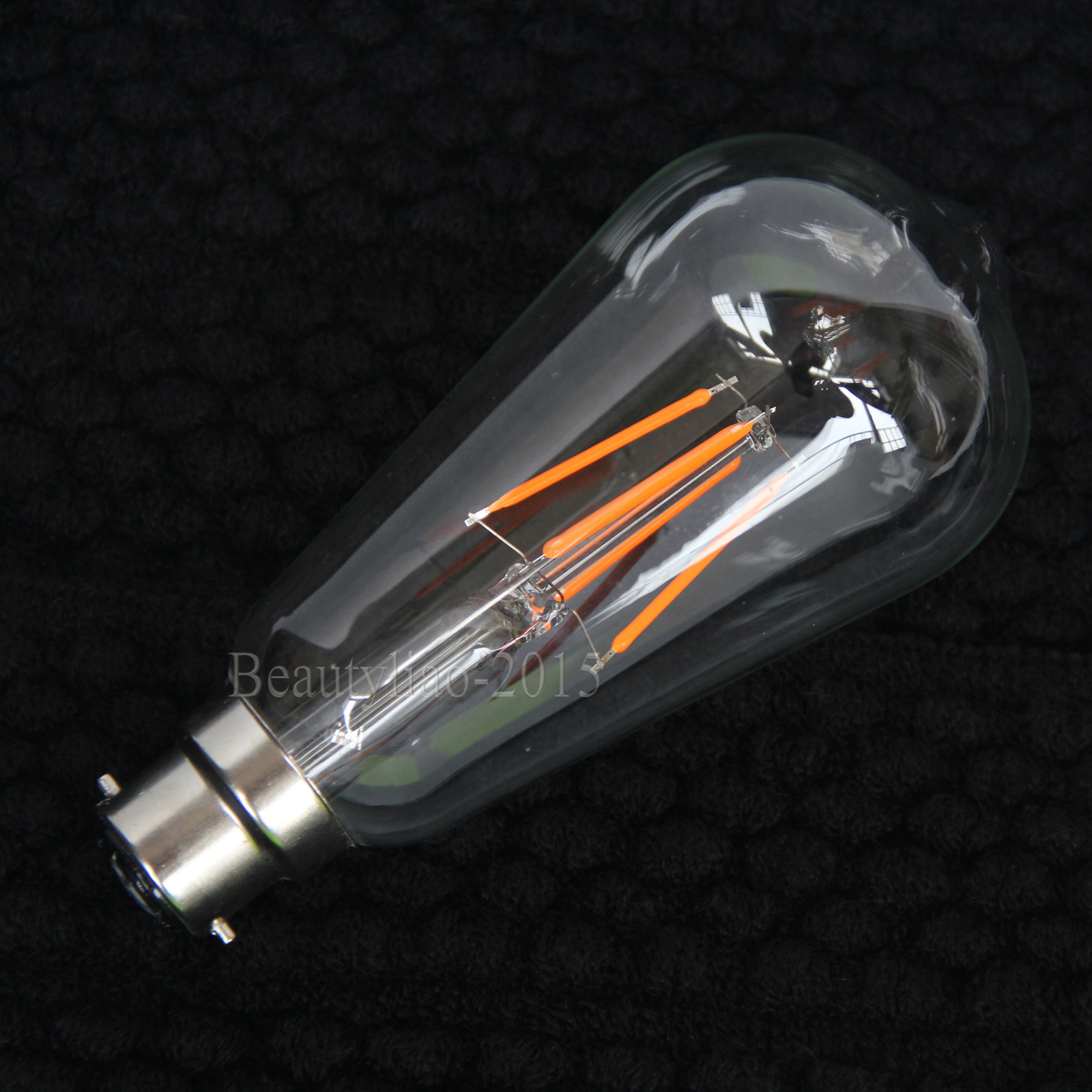 B22 Bayonet Cap Edison LED Filament Light Home Lamp Pear/Tube/Globe ...