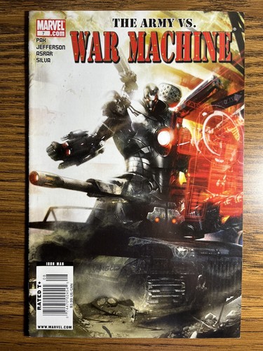 WAR MACHINE 7 EXTREMELY RARE NEWSSTAND VARIANT MATTINA COVER MARVEL ...