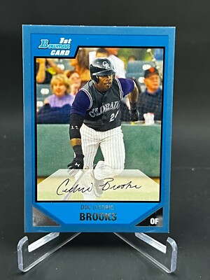 2007 Bowman Baseball Doc Brooks Blue Border Card BP62 #052/500 | eBay