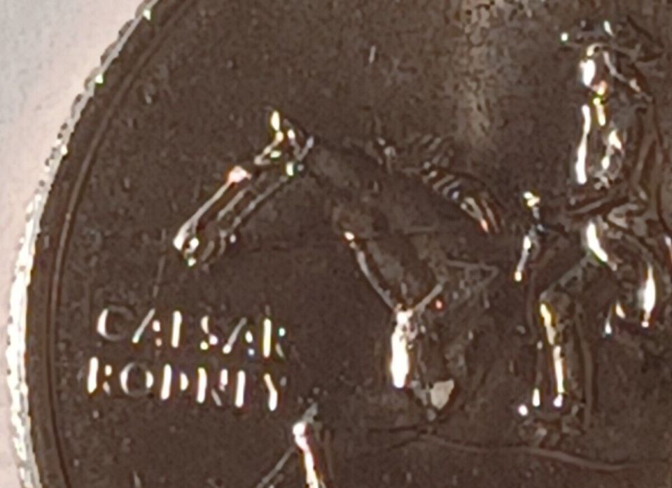 1999 “D” Delaware State Quarter W/ Caesar Rodney Plus Lots of Errors ...