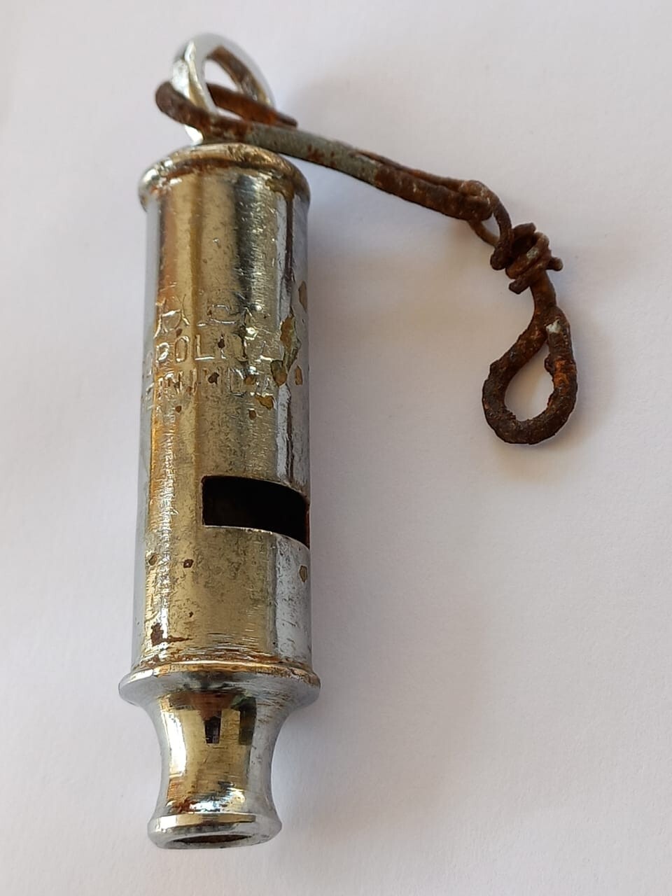 Vintage WW2 whistle Brass Metropolitan whistle Military army British ...