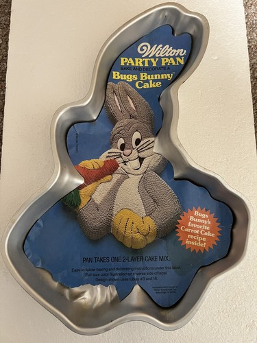 Vintage 1978 Wilton Bugs Bunny Cake Pan (Insert & Directions Included ...