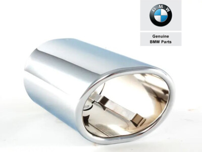 Genuine BMW Exhaust Pipe Tailpipe Tip Chrome E60 E61 18307534036 | eBay