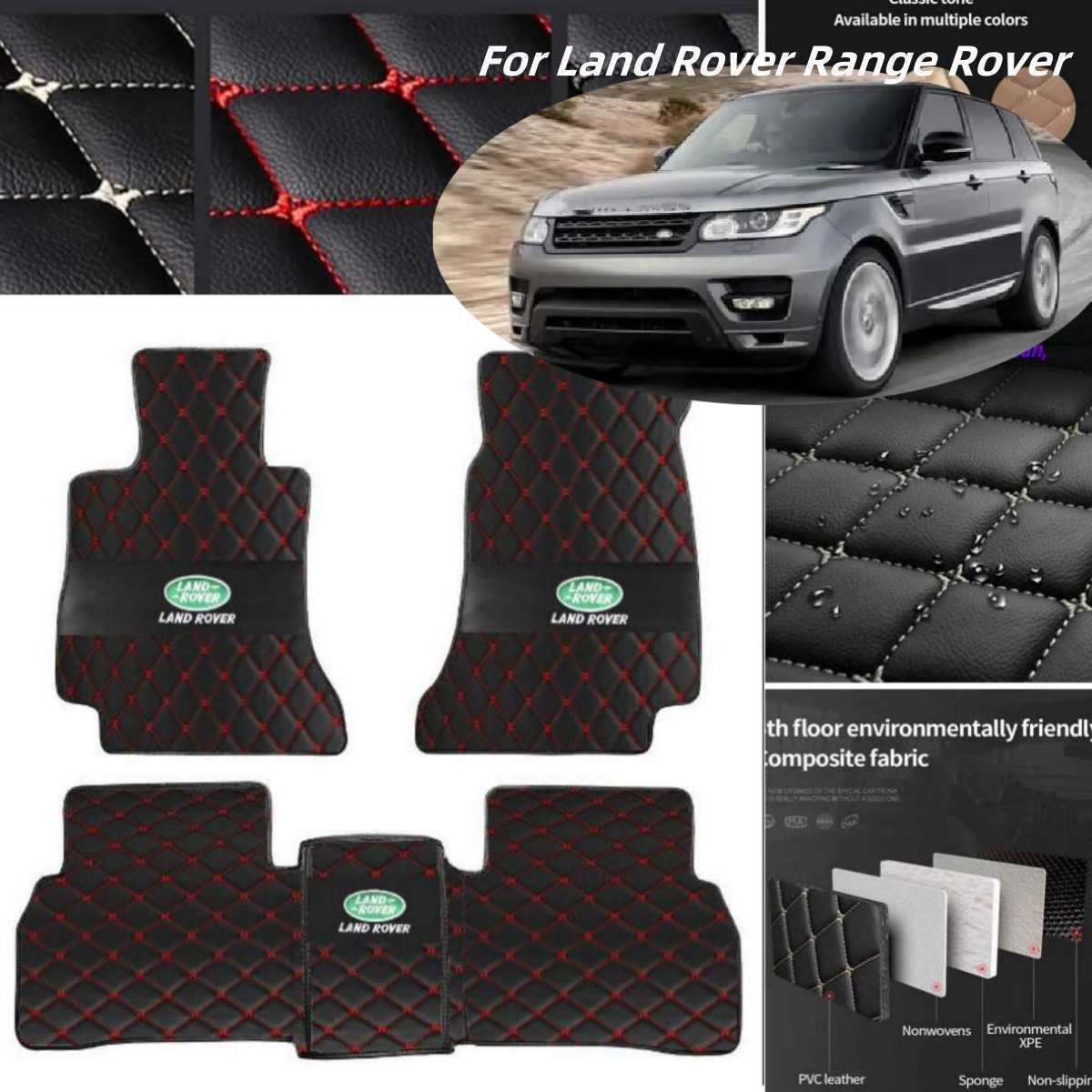 For Land Rover Range Rover 2003 2024 Car Floor Mats Custom Carpets Foot Pads eBay