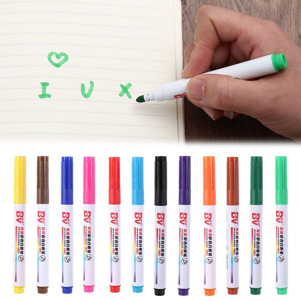 Colorful Mark Pen Whiteboard Markers Magical Water Painting Pen Doodle ...