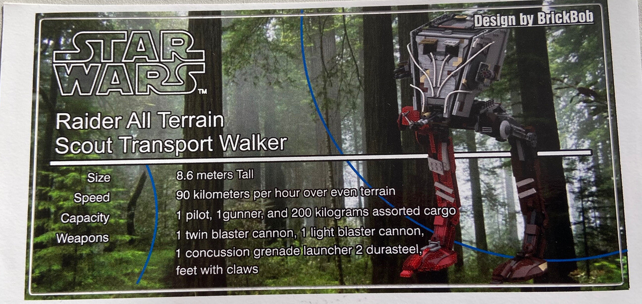 Lego Star Wars UCS Custom Sticker MOC Raider AT-ST (10174 MOD) by ...