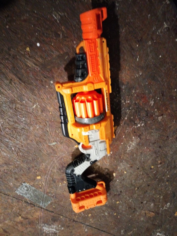 NERF Doomlands Lawbringer Blaster Gun EUC | eBay