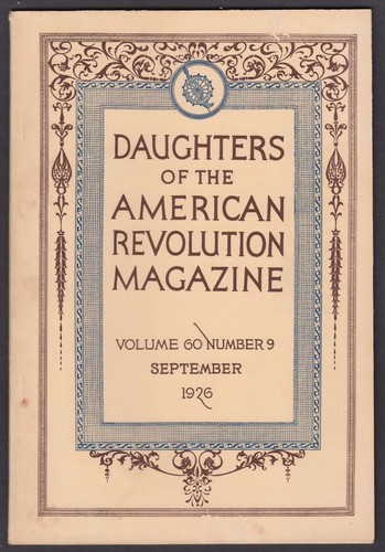 DAUGHTERS of AMERICAN REVOLUTION John Mayo Silas Deane Frederik Monsen ...