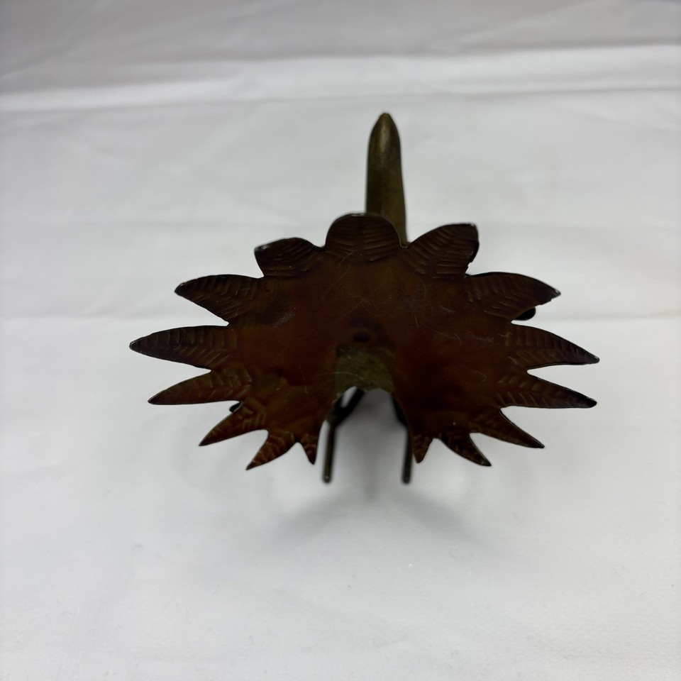 Thanksgiving Metal Turkey Votive Candle Holder Copper Red and Brass - 5 ...