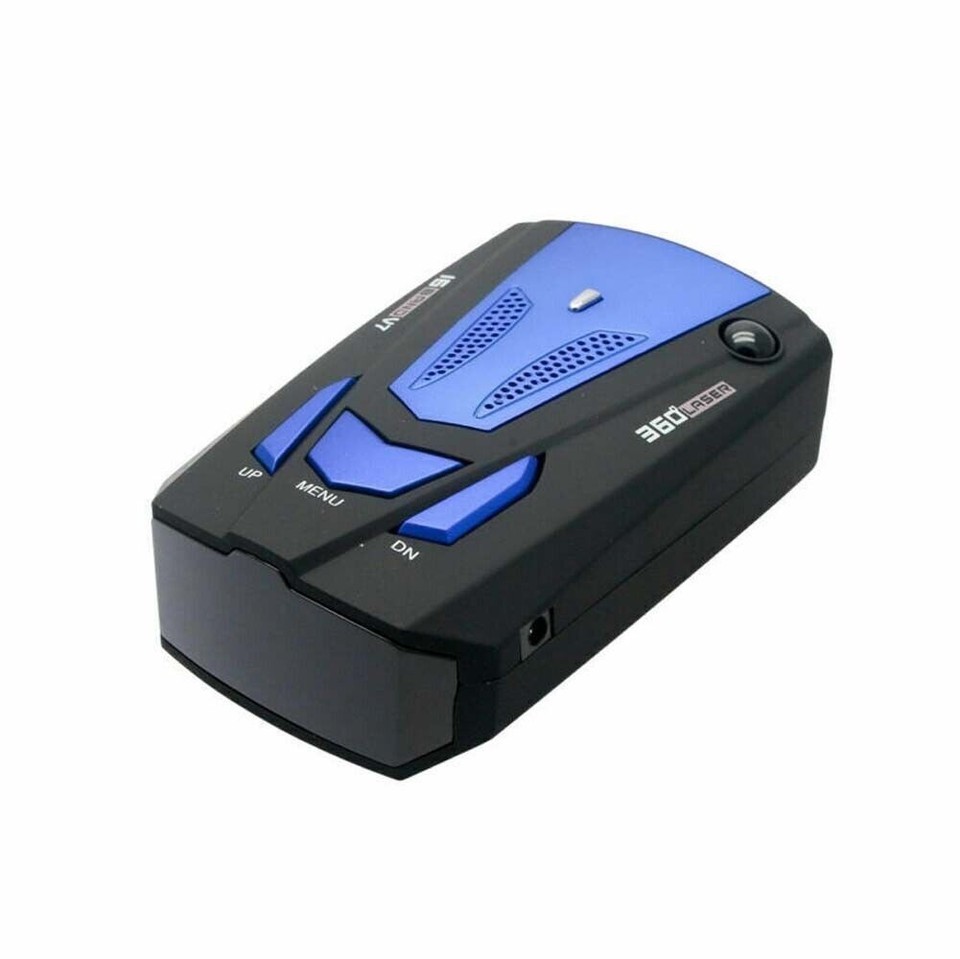 Car Speed Radar Detector 360 Degree 16 Band V7 Police Safe Voice Alert ...