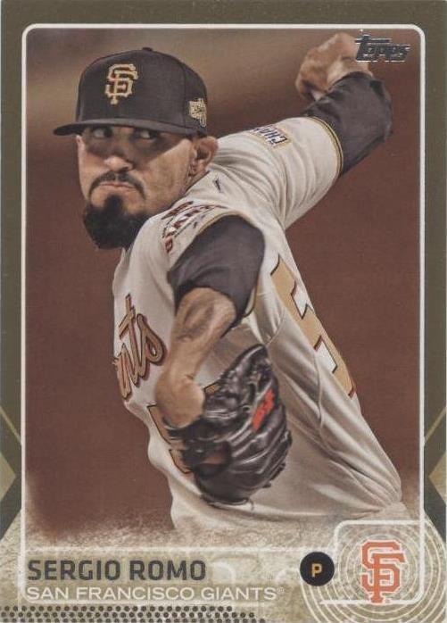 2015 Topps Update Series - Sergio Romo #US381 Gold /2015 for sale ...